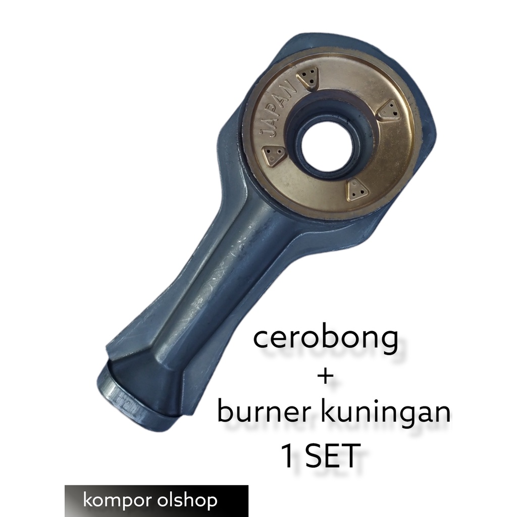 Jual CEROBONG + BURNER KUNINGAN HP3 KOMPOR GAS TODACHI HITACHI TDC HOCK ...