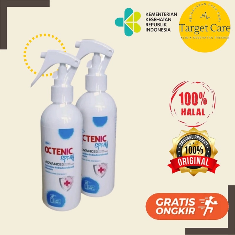 Jual OCTENIC SPRAY 250ml & 50ml (Spray Perawatan Luka) / OCTENIC SPRAY ...