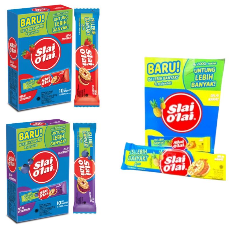 Jual Biskuit Slai Olai box 320 g ( 10 bungkus @ 32 g ) | Shopee Indonesia