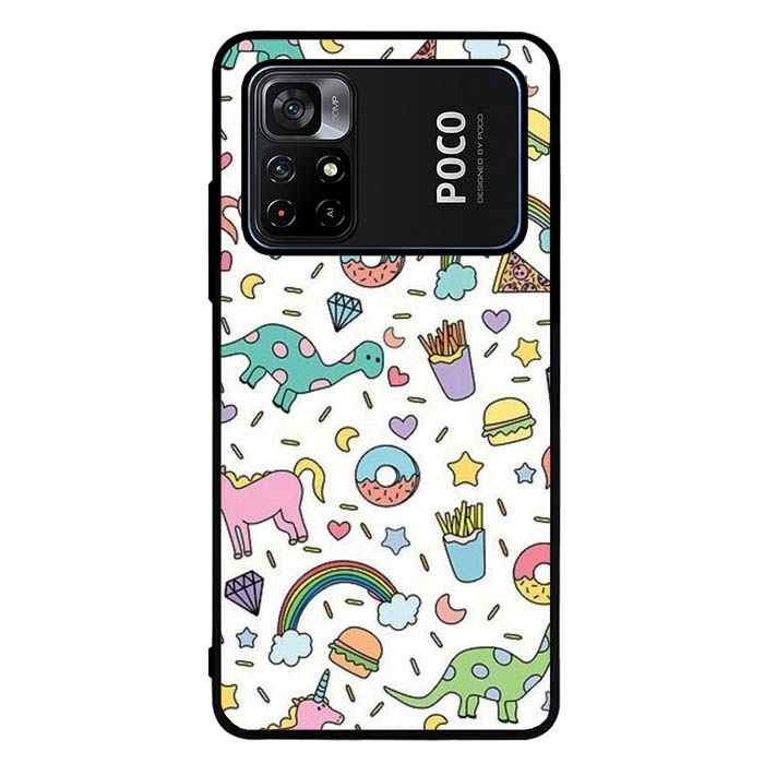 Jual Casing Case Xiaomi Poco F3 M3 X3 M4 Pro Doodle Art Unicorn P0733 ...