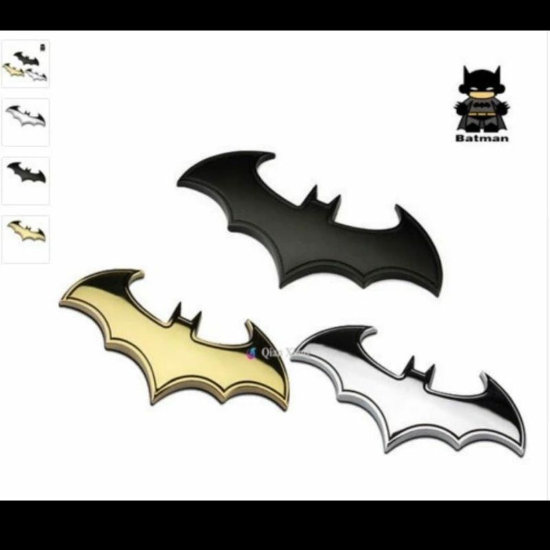 Jual Batman emblem 3D full metal stiker emblem Batman stiker batman ...
