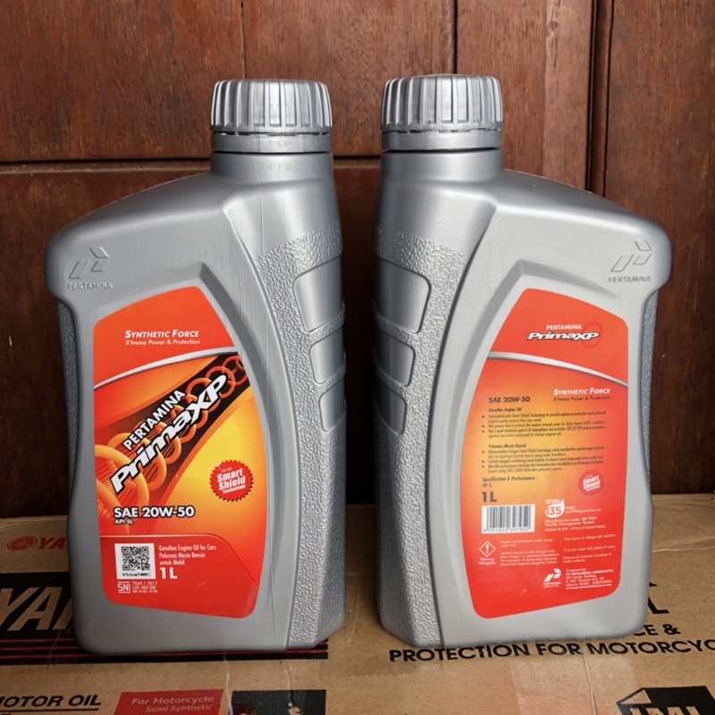 Jual OLI PRIMA XP NEW PRIMA XP 1 LITER SAE 20W-50 ORIGINAL PERTAMINA ...