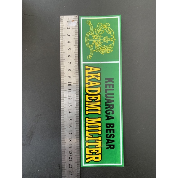 Jual Sticker Stiker Akademi Militer AKMIL Taruna TNI untuk Mobil Motor ...