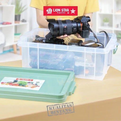 Jual Clear Box No.30 w/ Handle FX-5 Container Serbaguna/ Kotak ...