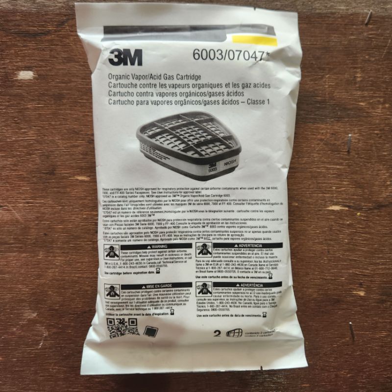 Jual 3M 6003 Organic and Acid Gas Filter Cartridge | Shopee Indonesia