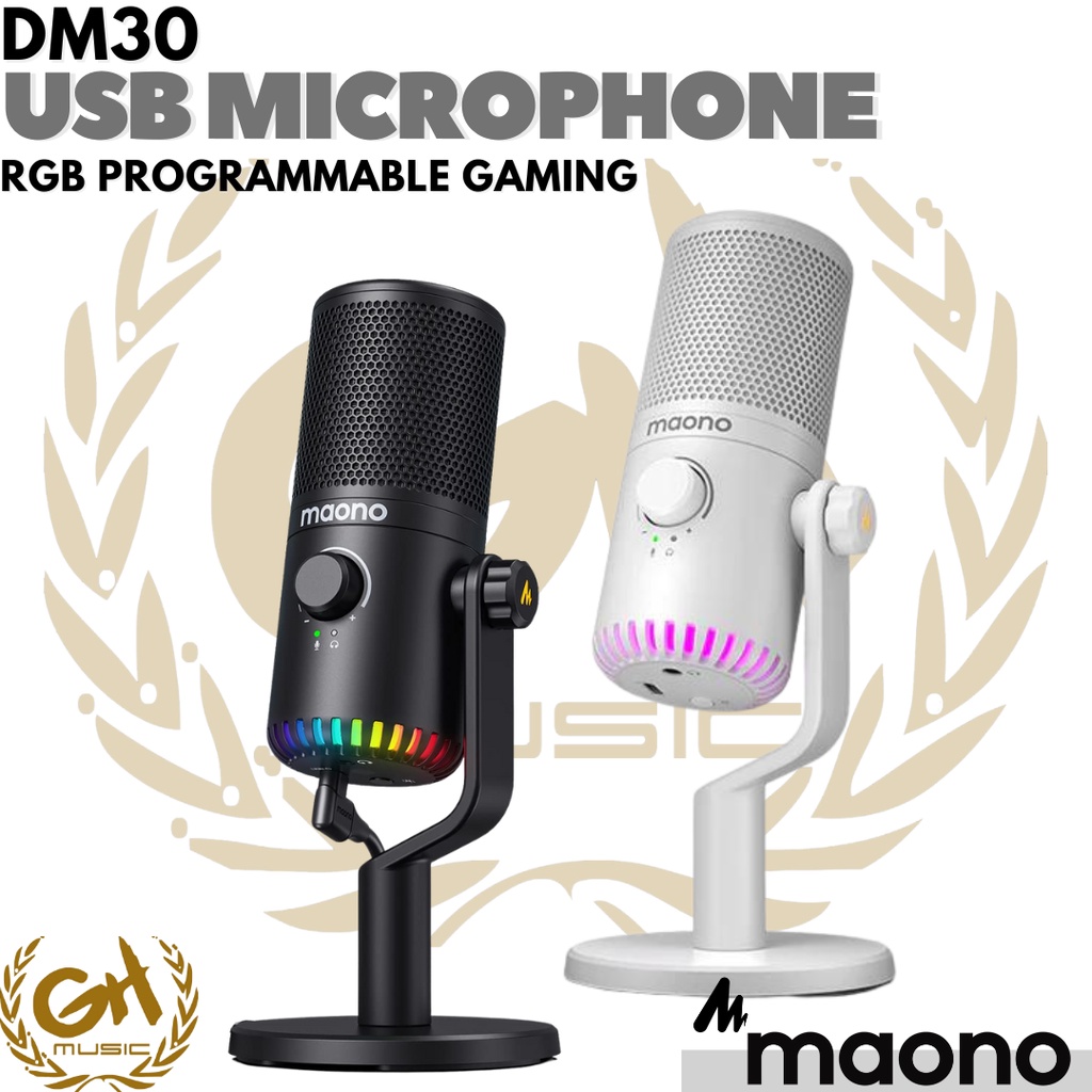 Jual MAONO DM30 RGB Programmable Gaming USB Microphone | Shopee Indonesia