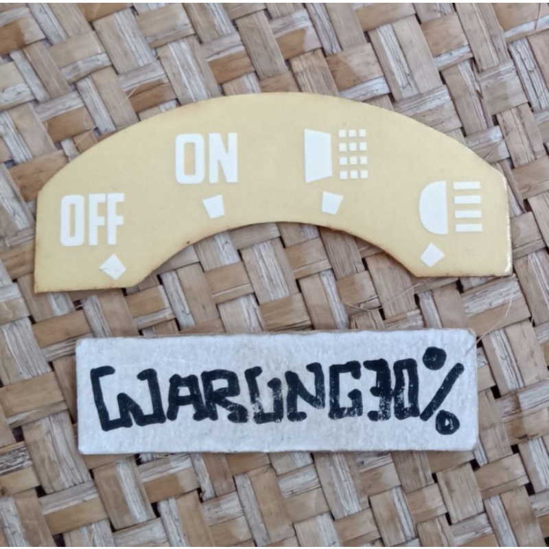 Jual sticker on/off kunci kontak Yamaha V75 original | Shopee Indonesia