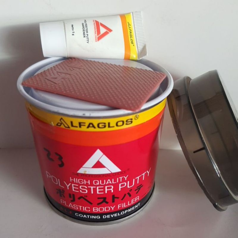 Jual Dempul ALFAGLOS 250grm / Dempul Mobil / Dempul Plastik | Shopee ...
