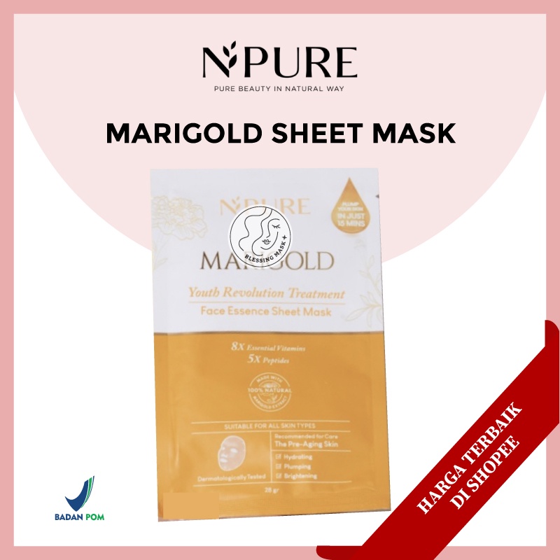 Jual NPURE Centella Asiatica Sheet Mask | NONI Probiotic Relax Me ...