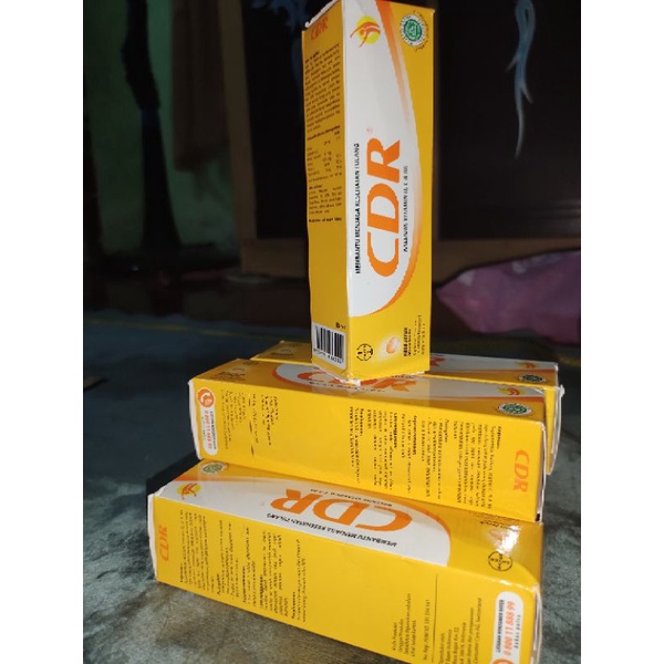 Jual CDR suplemen kalsium 15 tablet rasa jeruk ORIGINAL | Shopee Indonesia