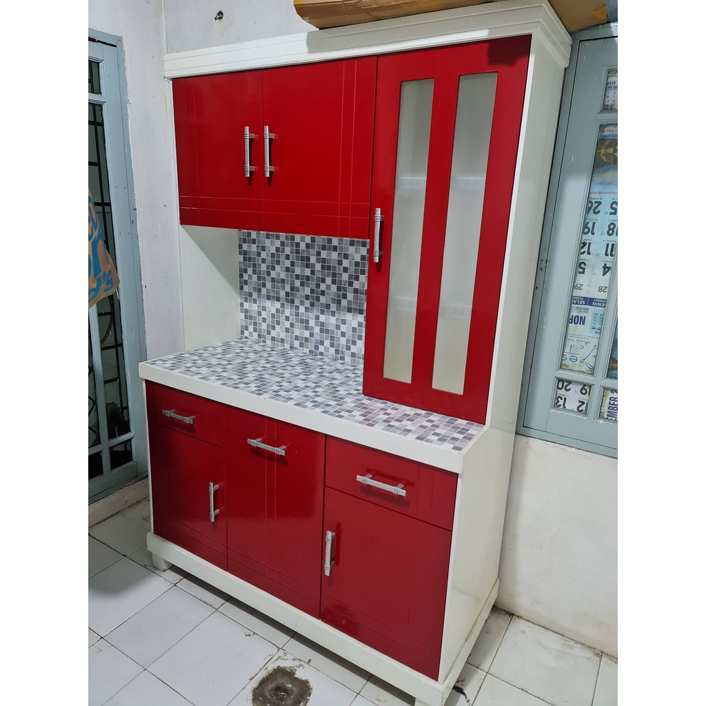 Jual Lemari Piring second bagus lemari piring susun rak lemari ...