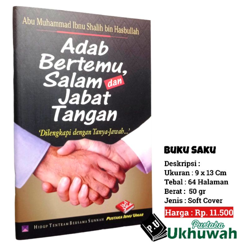 Jual Buku Saku Adab Bertemu, Salam Dan Berjabat Tangan - Pustaka Ibnu ...