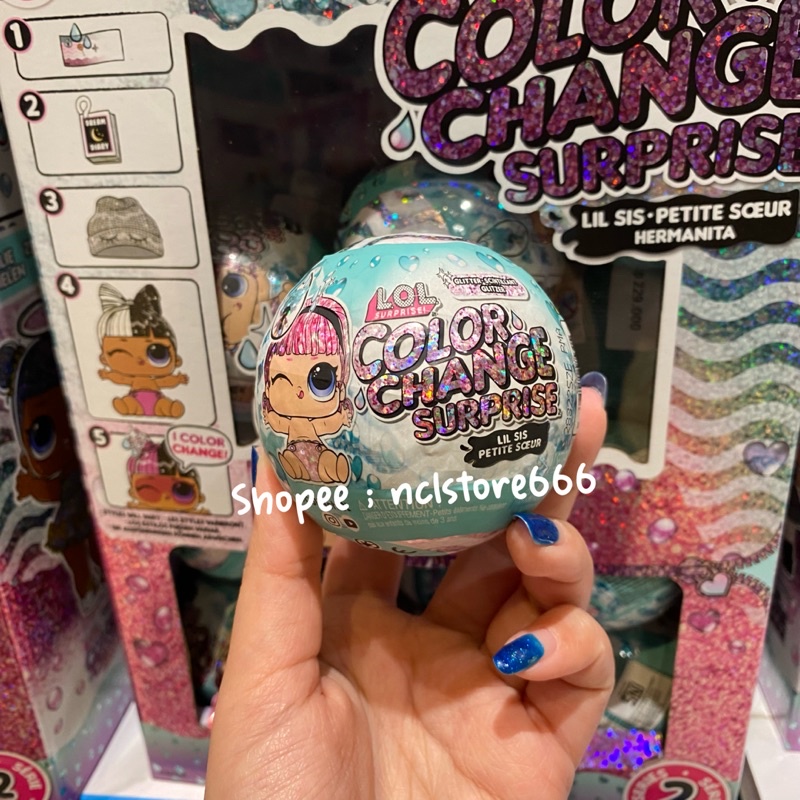 Jual LOL SURPRISE GLITTER COLOR CHANGE LIL SIS ORIGINAL | Shopee Indonesia