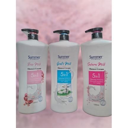 Jual Summer Naturale sabun mandi body shower 5in1 1200ml | Shopee Indonesia