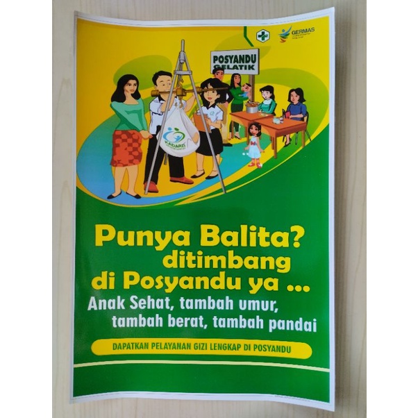 Jual Poster Timbang Balita di Posyandu Kode 24 | Shopee Indonesia