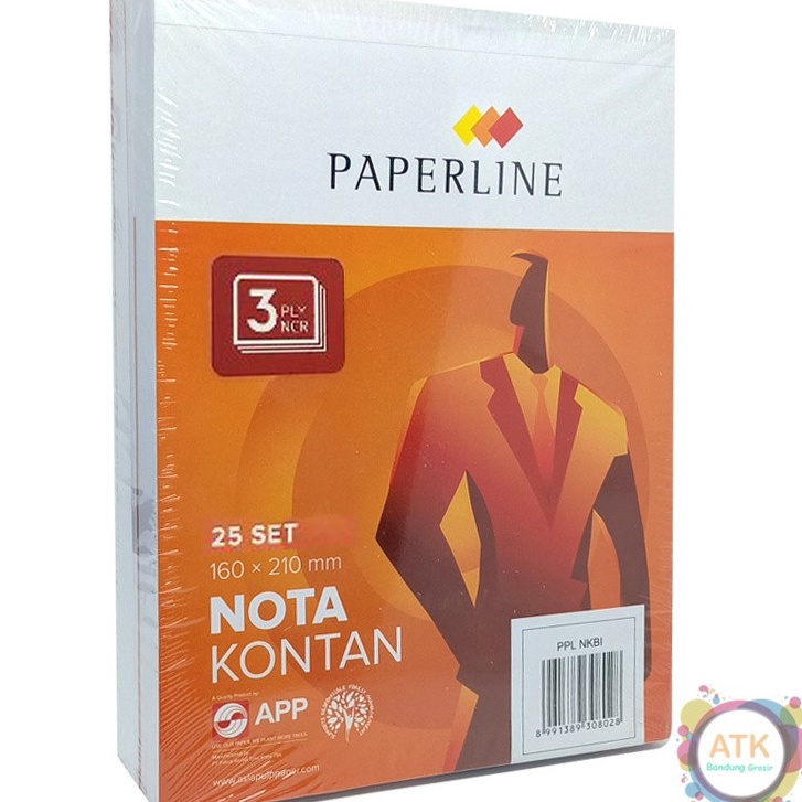 Jual Nota Kontan Besar Paperline Ukuran B3 3ply 3 Rangkap 25 Lembar ...