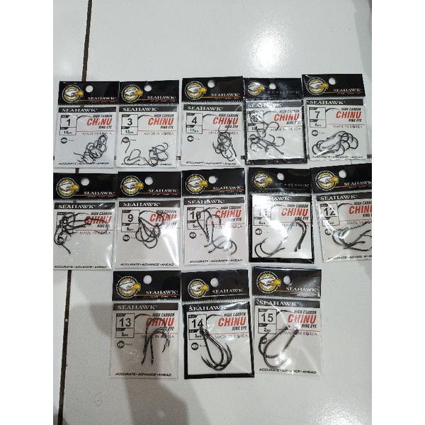 Jual kail seahawk chinu ring eye high carbon 1053 | Shopee Indonesia