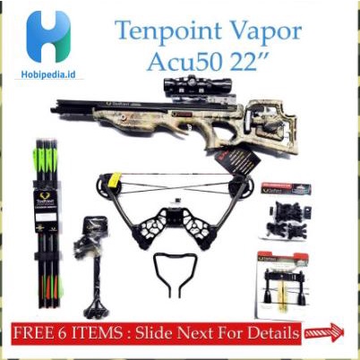 Jual HARGA TERBAIK!!! Crossbow Tenpoint Panahan Vapor Acu50 Camo 22 ...