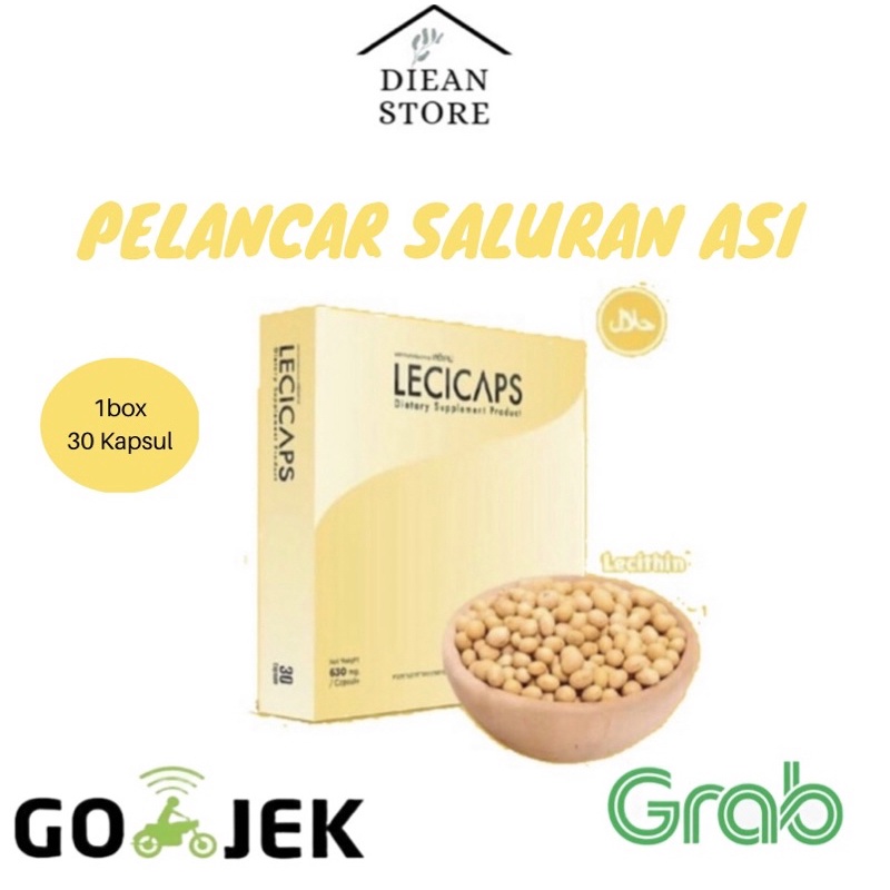 Jual Lecicaps Pelancar Saluran Asi segel 30 kapsul (mengatasi asi ...