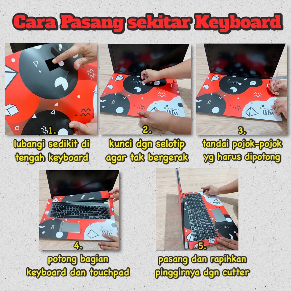 Jual Stiker Laptop | Garskin Laptop | Lenovo + Laminasi | Shopee Indonesia