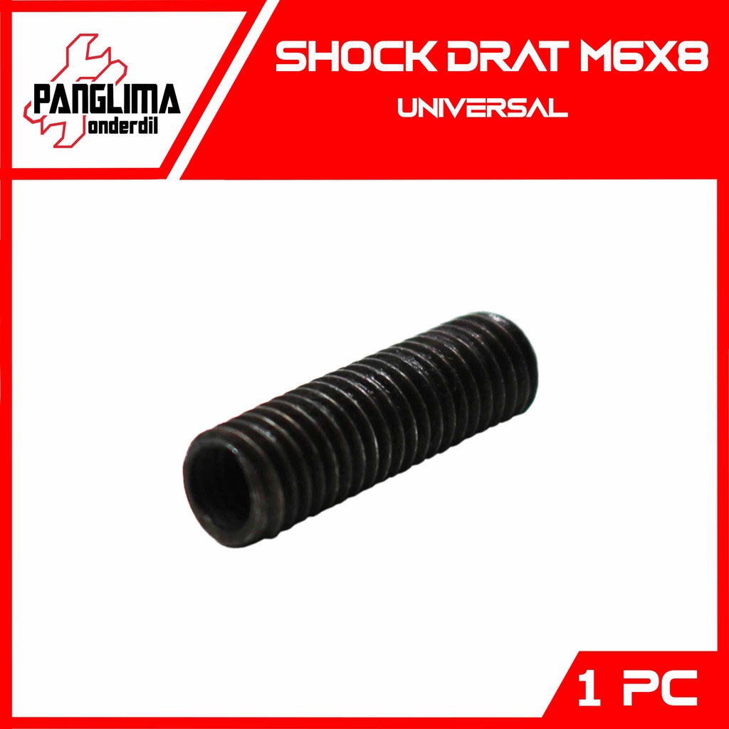 Jual Shock Drat M6XM8-M 6X8-6 X 8 Sok-Shok Besi Block-Blok Mesin ...