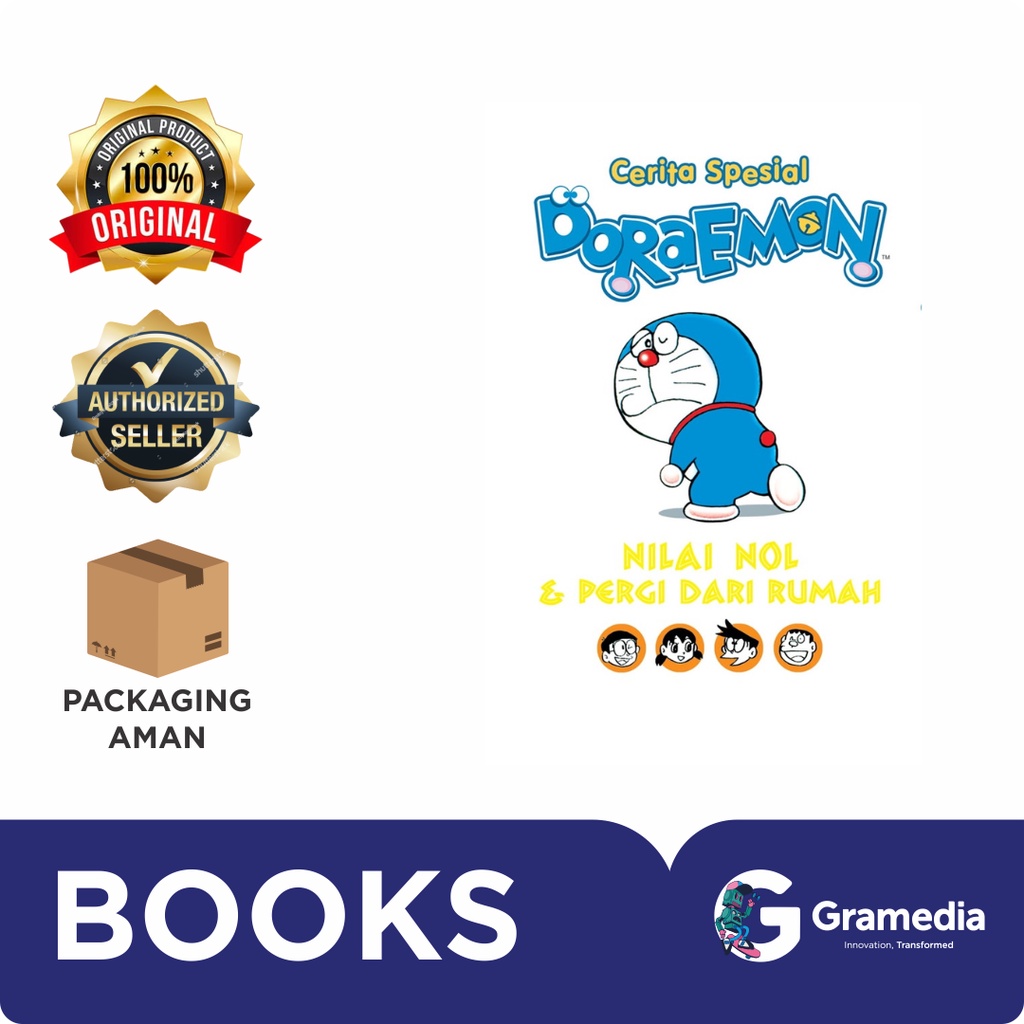 Jual Gramedia Merdeka - Cerita Spesial Doraemon - Nilai Nol & Pergi ...