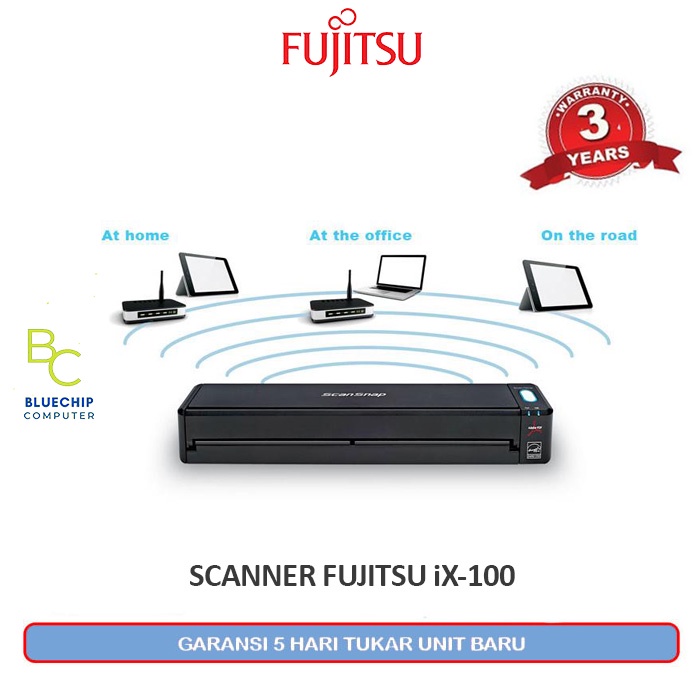Jual Scanner Fujitsu ScanSnap IX100 Portable wireless | Shopee Indonesia