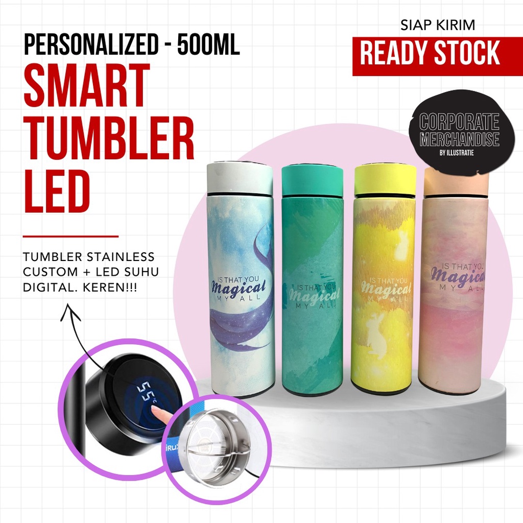 Jual Smart Tumbler LED - Magical 500 Ml | Shopee Indonesia