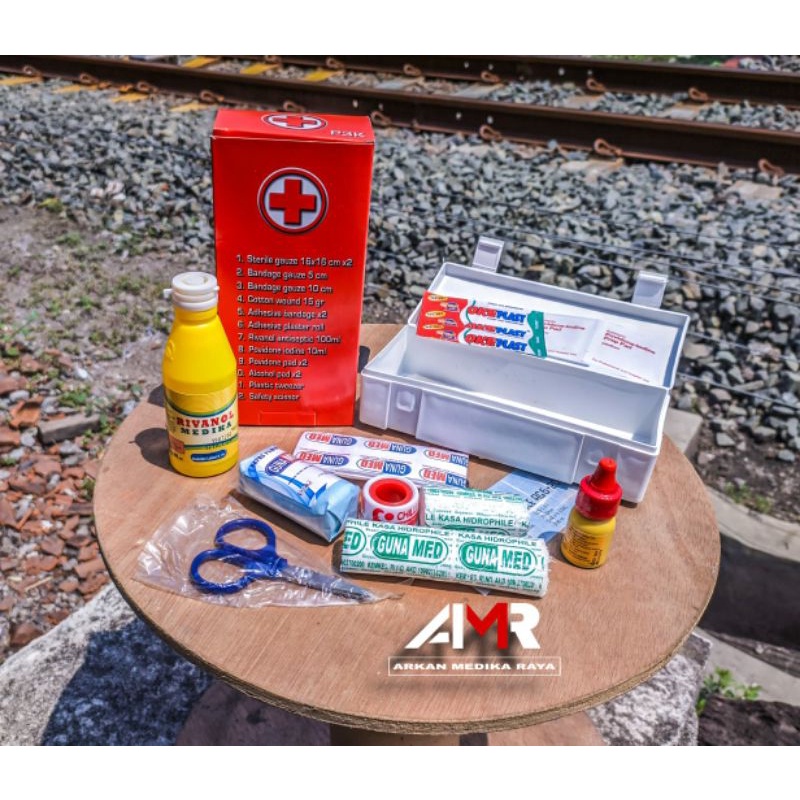 Jual KOTAK P3K PLUS ISI MOBIL ONEMED | Shopee Indonesia