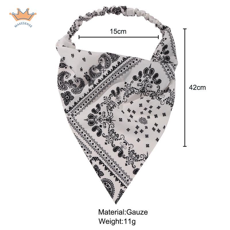 Jual Bandana korea Rambut Scraft Multifungsi Syal Segitiga Elastic ...