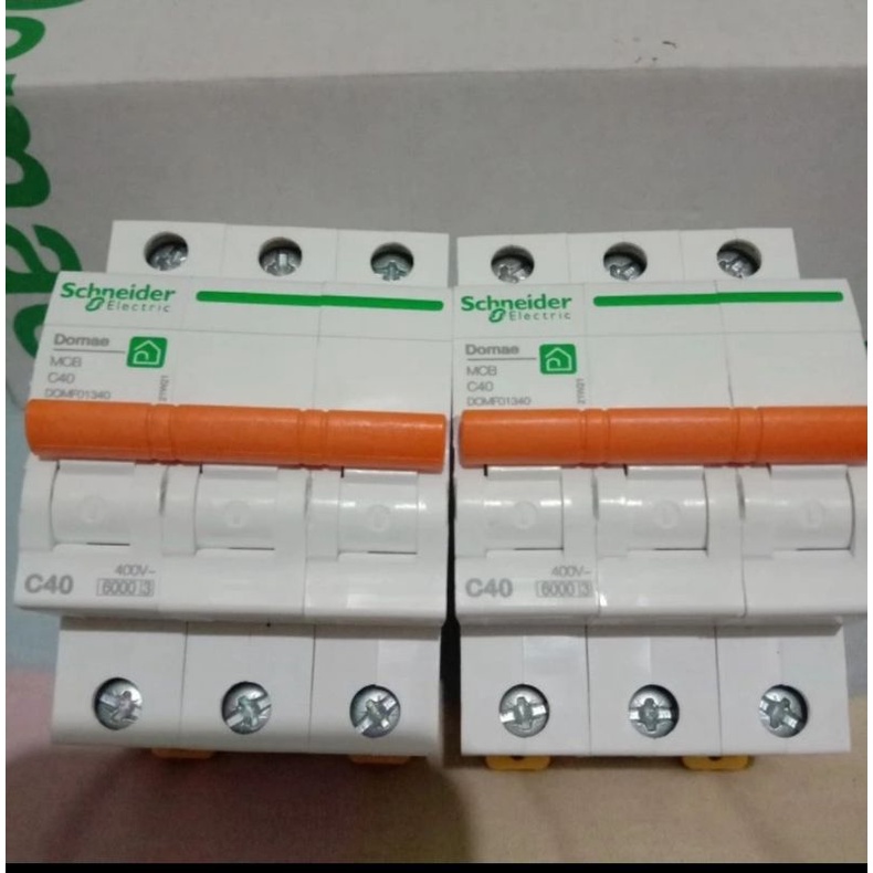Jual Mcb Domae Schneider 3p 40a 6ka | Shopee Indonesia