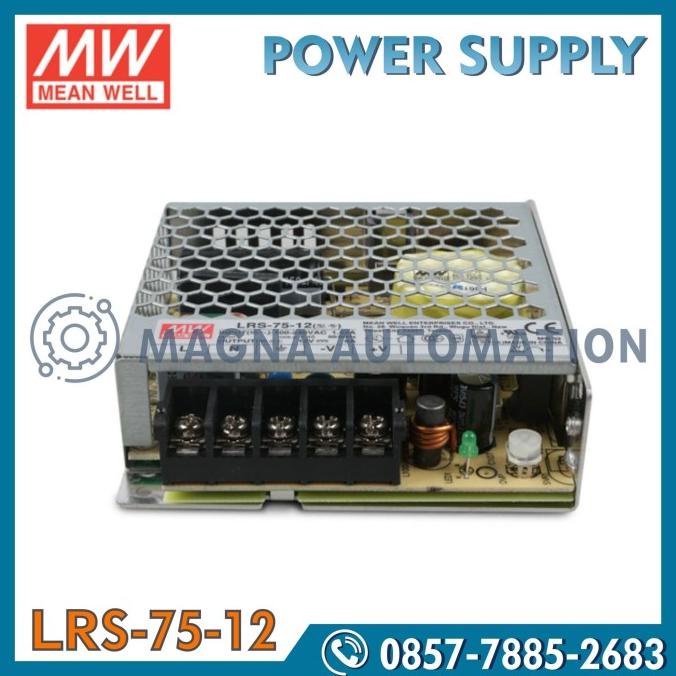 Jual Mean Well Lrs-75-12 Psu Meanwell Switching Power Supply | Shopee Indonesia