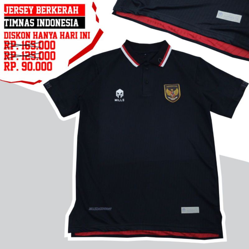 Jual Jersey TIMNAS HITAM 2022 INDONESIA | Shopee Indonesia