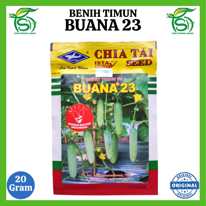 Jual Benih Timun BUANA 23 (20 Gram) - Bibit Hibrida F1 Cap Kapal ...
