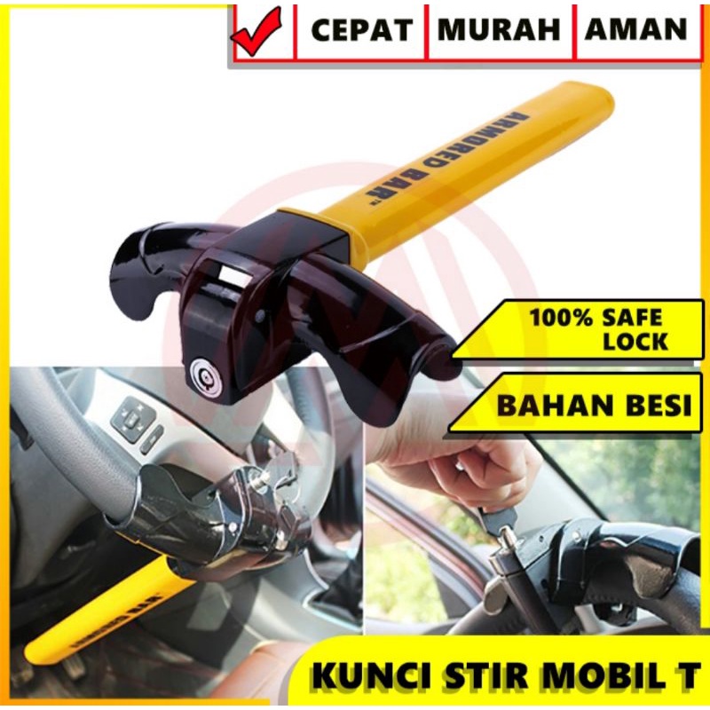 Jual gembok stir mobil armored | Shopee Indonesia