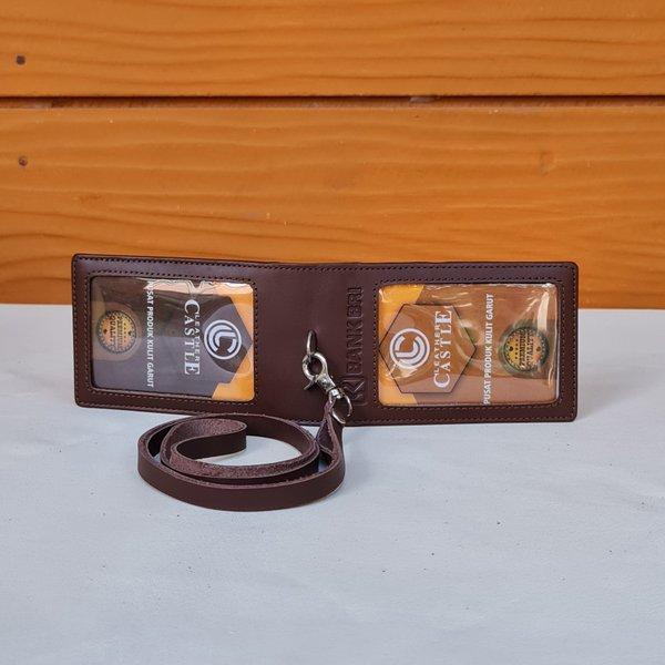 Jual Id Card Double Magnet Plus Tali Kulit Bank Rakyat Indonesia ...