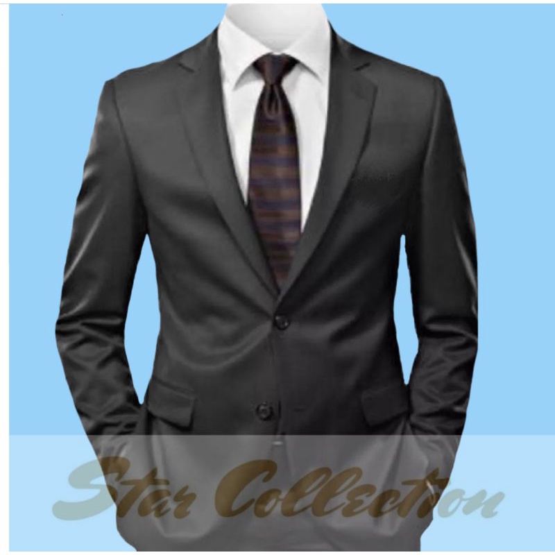 Jual Jas blazer pria almamater jas hitam jas formal jas Korea jas hitam ...