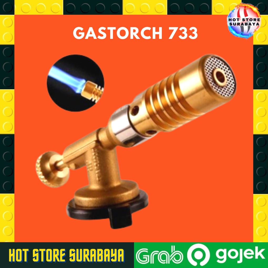 Jual Flame gun gas torch blow torch kepala las kuningan 733 LARGE MEDIUM dual api Gas Torch ...