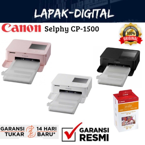 Jual Canon SELPHY CP1500 Printer Foto Portable ORIGINAL | Shopee Indonesia