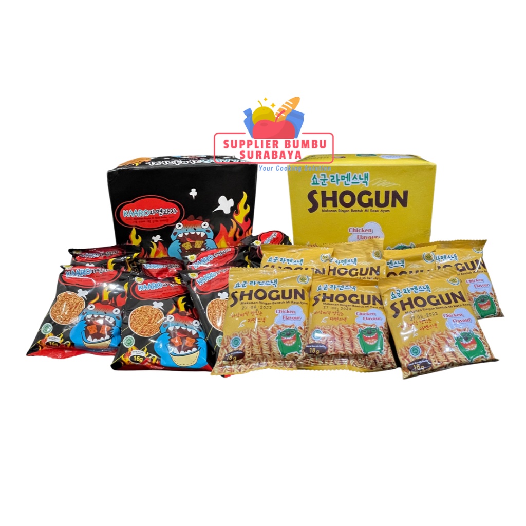 Jual Snack Shogun Mie Kremes Korea Kaaro 1 BOX isi 20 pack | Shopee ...