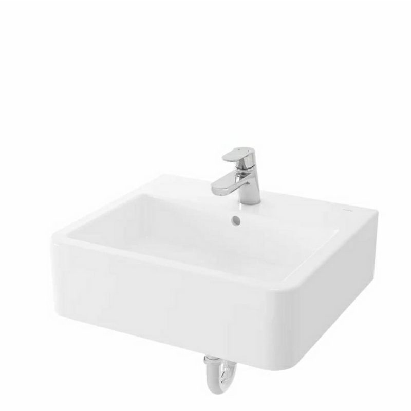 Jual Wastafel TOTO LW644CJ W/F Complete Set Kran Panas Dingin ( TX115LU ...