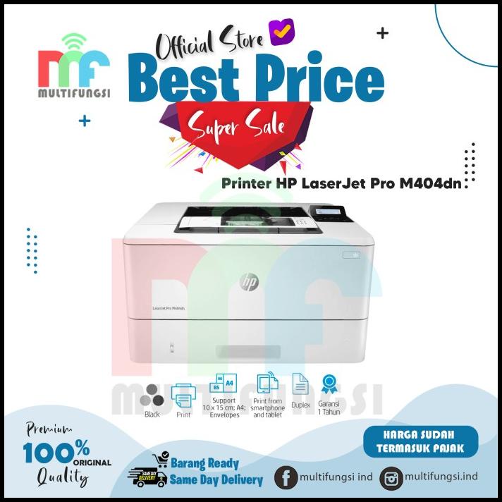 Jual Printer Hp Laserjet Pro M404Dn (W1A53A) | Shopee Indonesia
