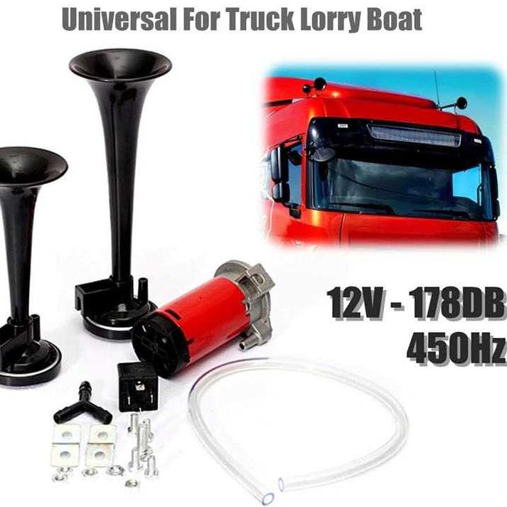 Jual Klakson Trompet Motor Mobil Dual Air Horn 178dB 12V / Klakson ...