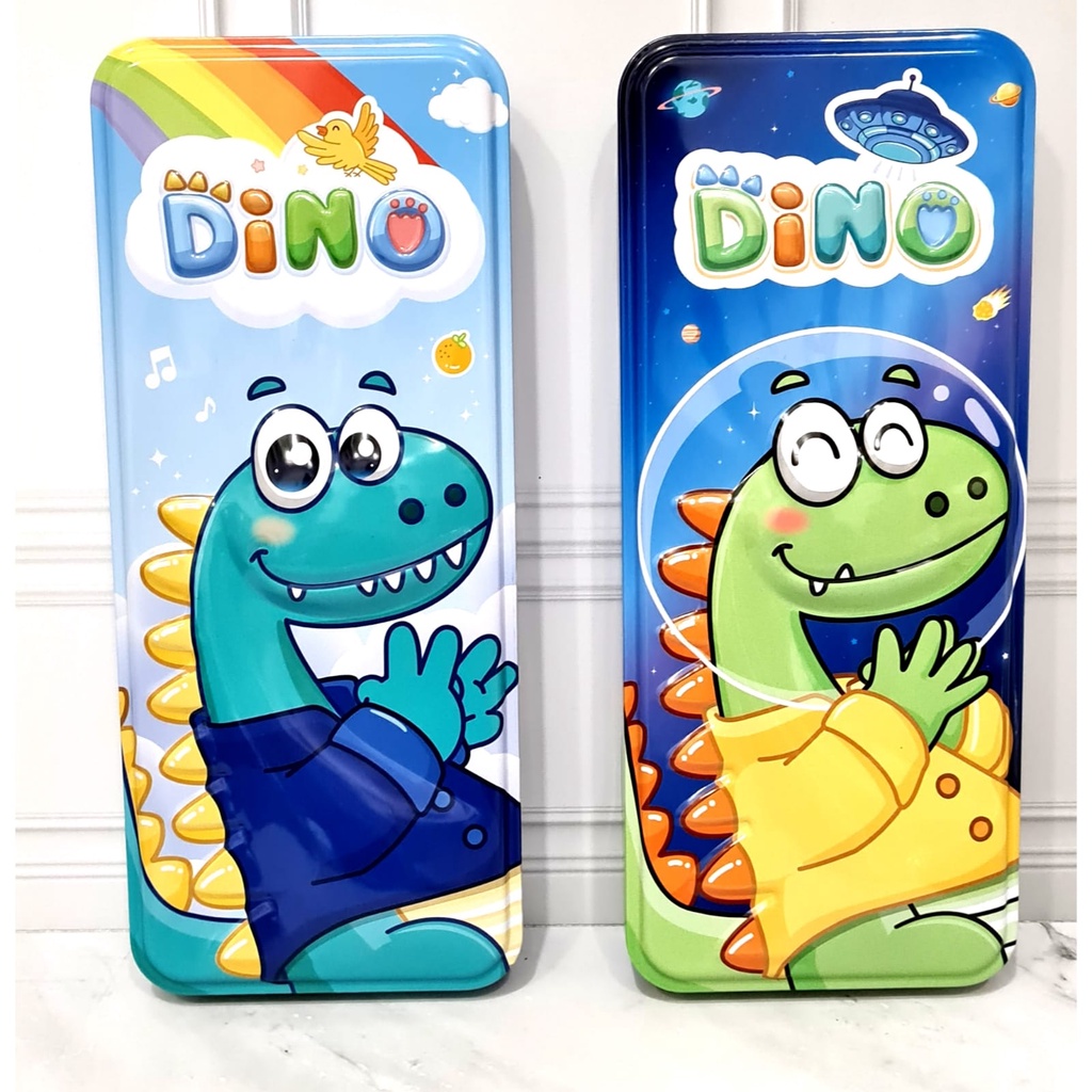 Jual Kotak Pensil Kaleng DINO 628 | Shopee Indonesia