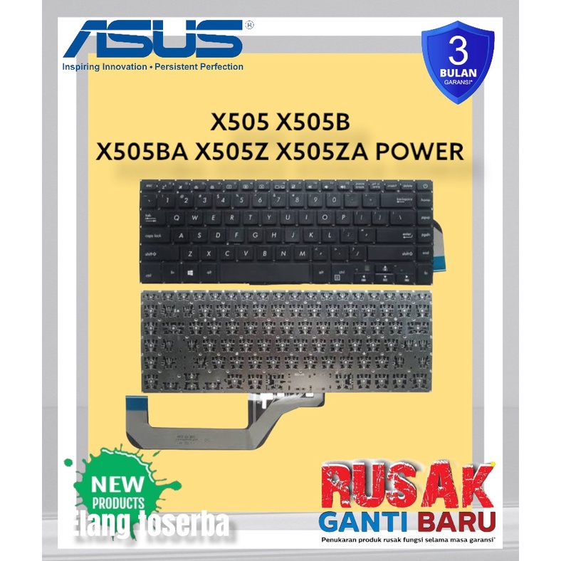 Jual Keyboard Original Asus X505 X505B X505BA X505Z X505ZA X505 Series ...