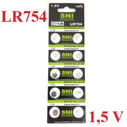 Jual BATERAI lithium Kancing Koin AG5 LR754 Button Cell Batu Batre Alat Bantu Dengar | Shopee ...