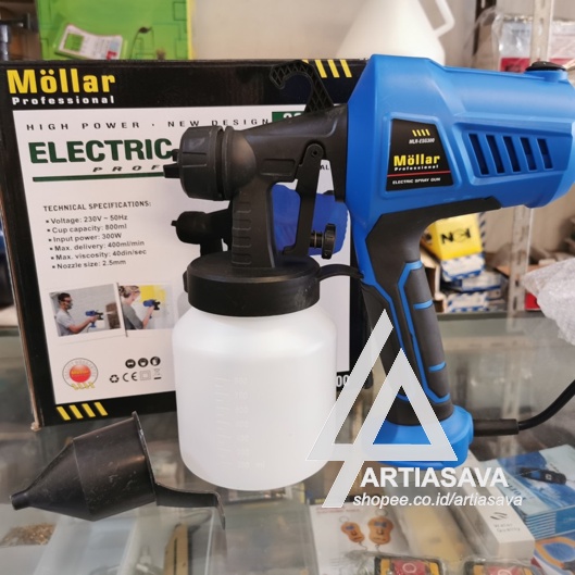 Jual Nozzle Dalam Set Jarum / Spray Gun Listrik Mollar Esg300 / Spray ...