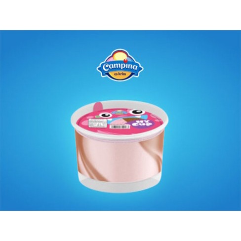 Jual Es Campina My Cup Strawberry | Shopee Indonesia