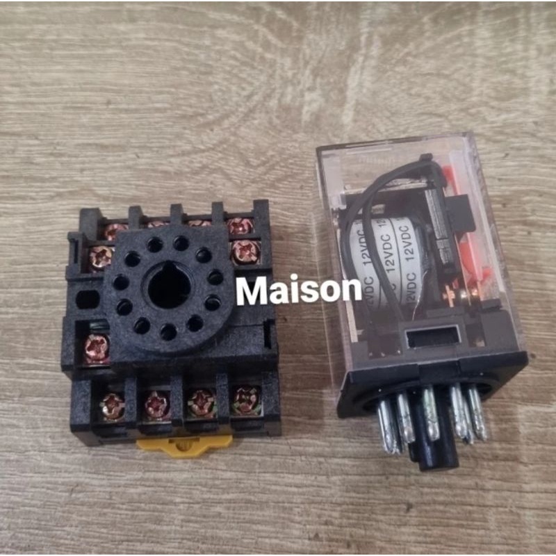 Jual Omron Relay MK3P-I 12VDC plus socket | Shopee Indonesia