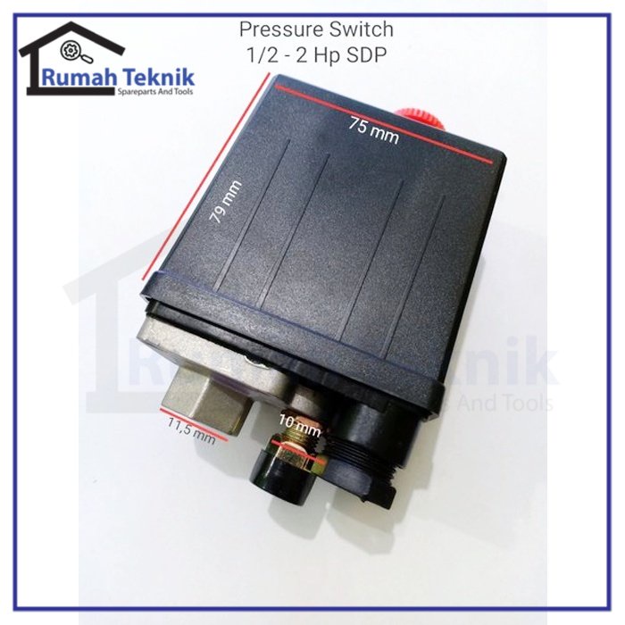 Jual Pressure Switch Otomatis Kompresor Angin 1/2 Hp - 2 Hp | Shopee ...